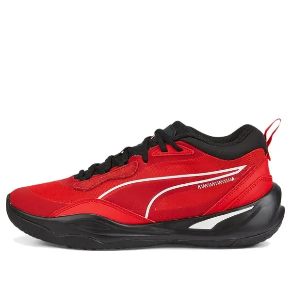 PUMA Playmaker Pro Basketball Sneakers - Black/red