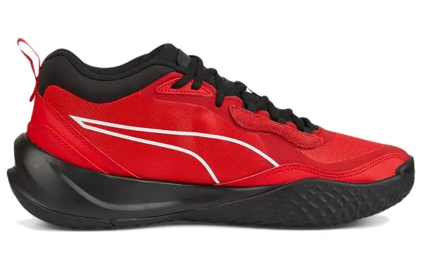 PUMA Playmaker Pro Basketball Sneakers - Black/red
