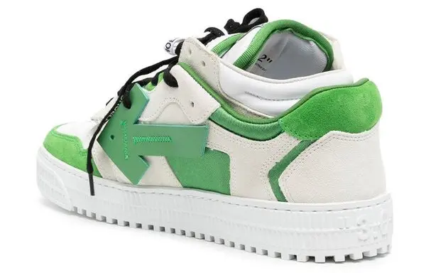 Off-White Out Of Office Low-top Sneakers - Green/white/black