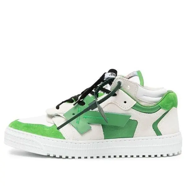 Off-White Out Of Office Low-top Sneakers - Green/white/black