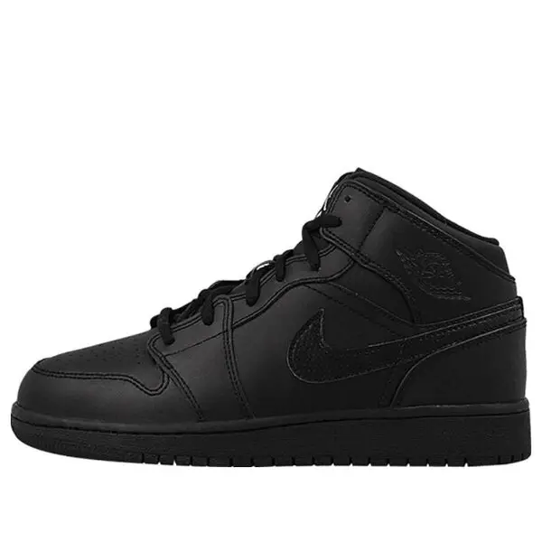 JORDAN Air 1 Retro Mid Sneakers - Black/white
