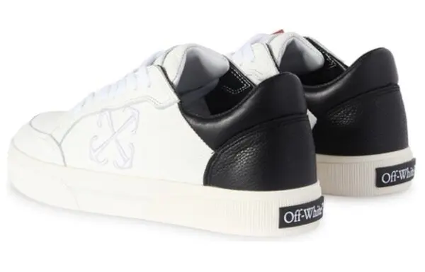 Off-White Vulcanized Leather Sneakers