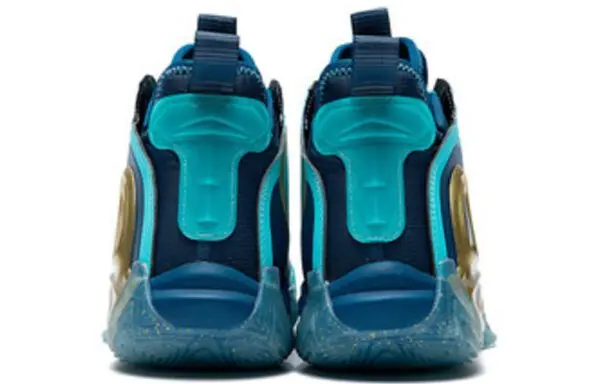 361 DEGREES Saint Seiya Dragon Shiryu" Athletic Sneakers - Blue/gold