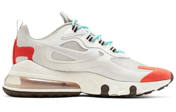 Nike Max 270 React "mid-century Art" Sneakers - Creamyellow/light Silvergrey