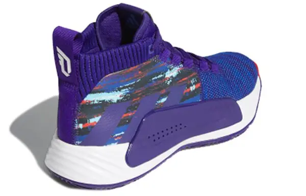 Adidas Dame 5 Gca 5 High Top Sneakers - Blue/purple