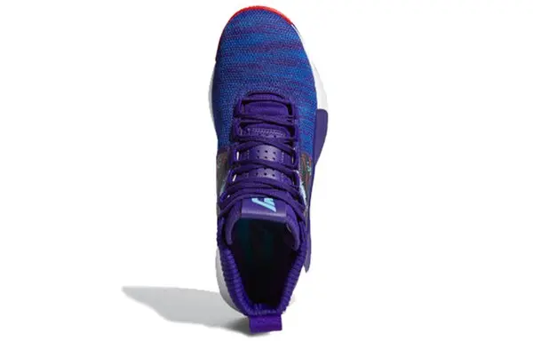 Adidas Dame 5 Gca 5 High Top Sneakers - Blue/purple