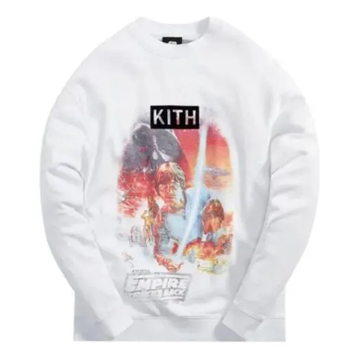 Kith X Star Wars Empire Crewneck Sweatshirt - White/multi-color