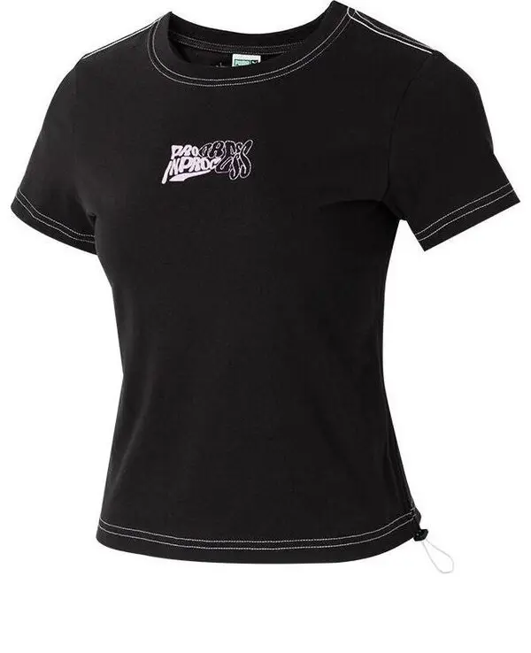 PUMA Graphic Short Top - Black