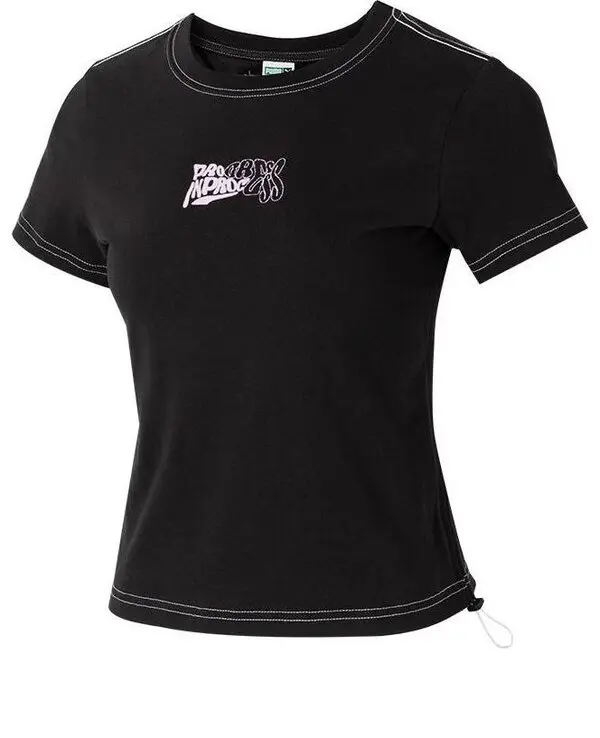 PUMA Graphic Short Top - Black
