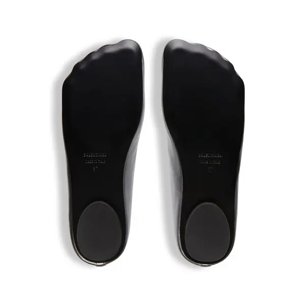 Balenciaga Anatomic Ballerina Shoes In Shiny Soft Sheepskin