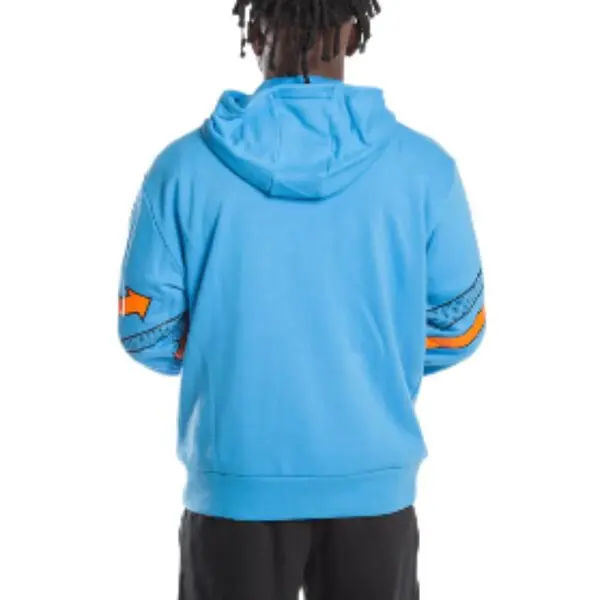 NEW BALANCE Graphic Print Hoodie - Blue