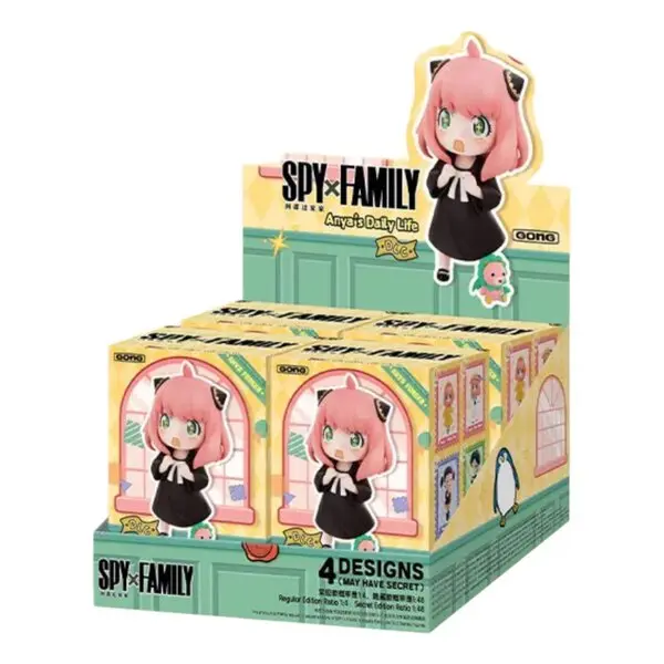 POP MART Spy X Family Anya's Everyday Dlc Figures Sealed Case - Multi-color