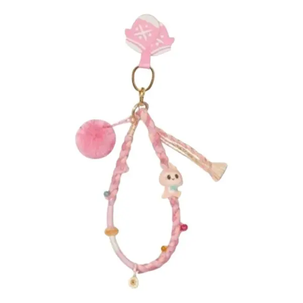 POP MART The Monsters Labubu Pom Party Keychain - Multi-color