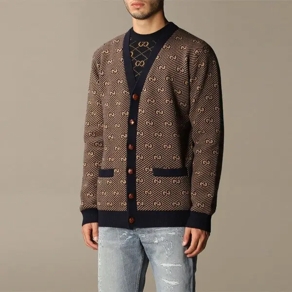 Gucci Monogram Knit Cardigan