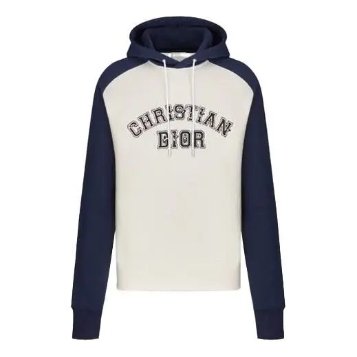 Dior X Peter Doig Fw21 Logo Long-sleeved Hoodie
