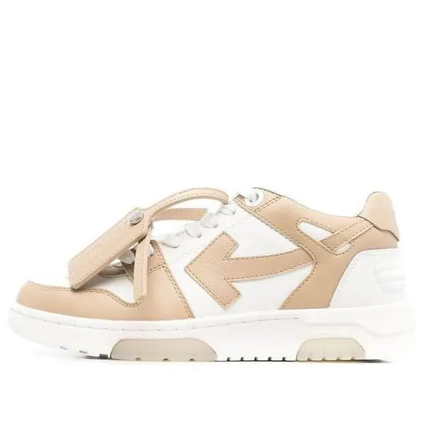 Off-White Out Of Office Low-top Sneaker - Tan/white
