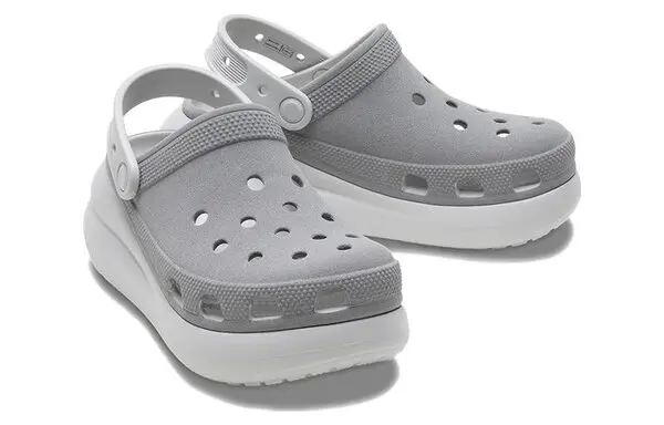 CROCS Crush Reflective Clogs - Grey/white