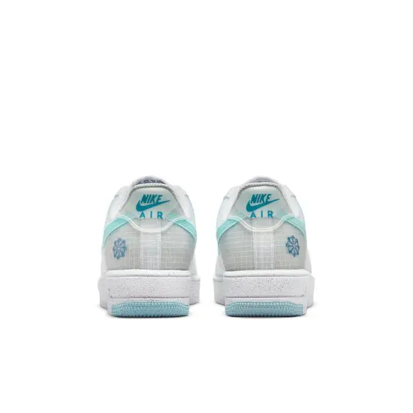 Nike Force 1 Crater Low Top Sneakers - White/blue