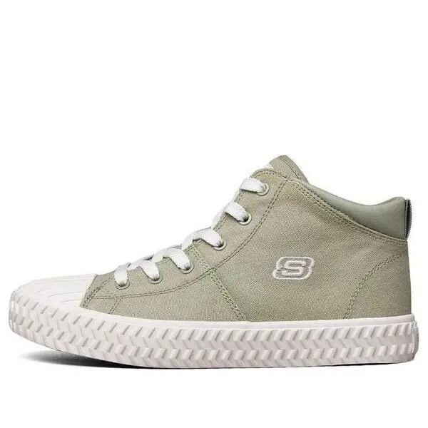 Sketchers Street Trax Mid Top Lace Up Sneakers - Green