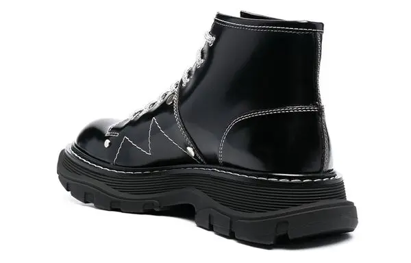 Alexander McQueen Lace-up Combat Boots