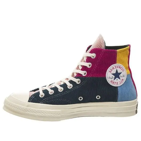 CONVERSE Chuck 70 High Top Corduroy Sneakers - Blue/red
