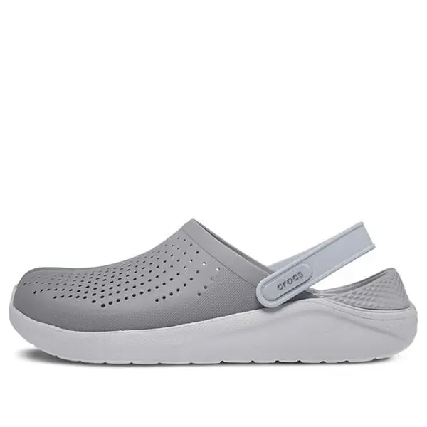 CROCS Literide Flash Shoes Smoke Grey White Sandals - Graywhite