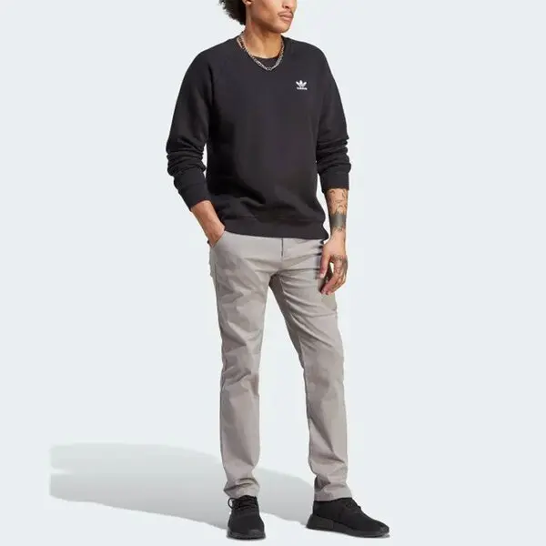 Adidas Originals Trefoil Essentials Crewneck - Black