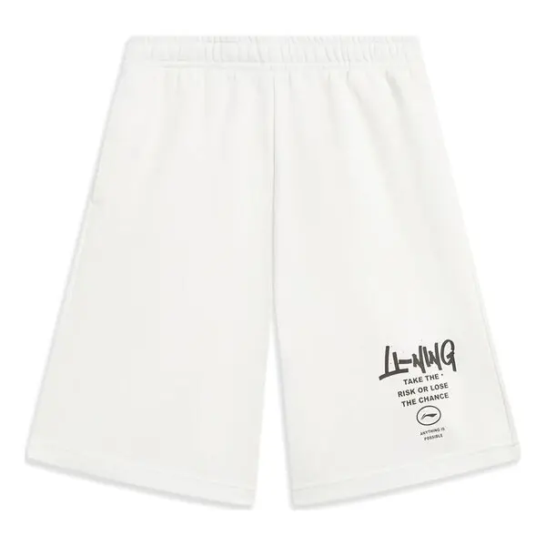 LI-NING Anything Is Possible Graphic Straight Shorts