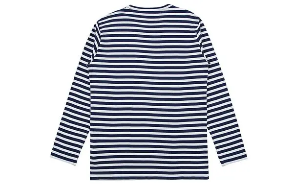 Play Comme Des Garcon Striped Long Sleeve T-shirt
