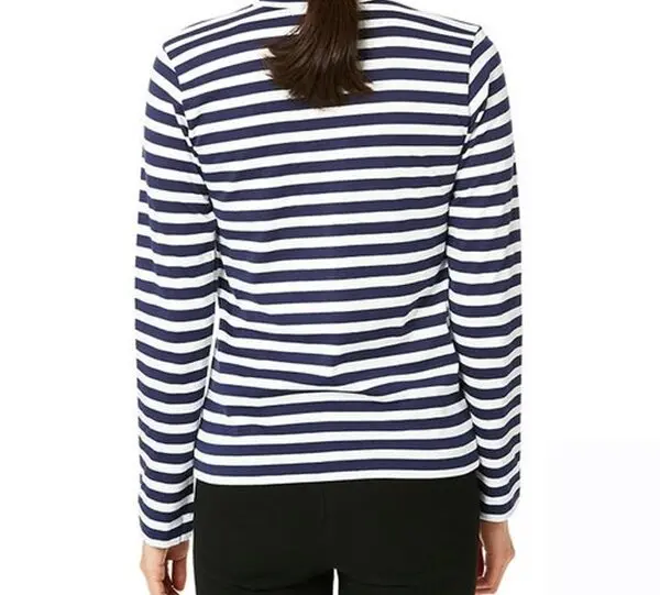 Play Comme Des Garcon Striped Long Sleeve T-shirt