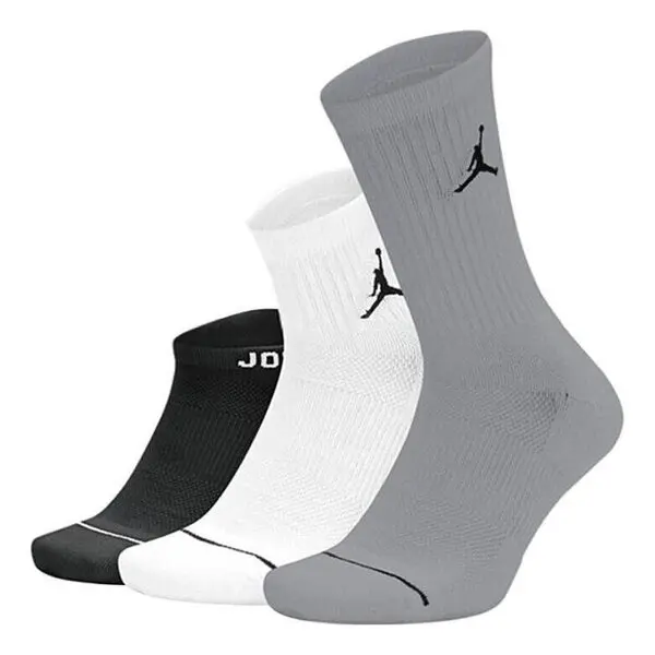 JORDAN Air Waterfall Socks 3 Pack - Multi-color