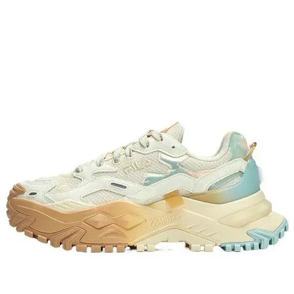 FILA FUSION Bianco Tecno-piumax Sneakers - White/brown/blue
