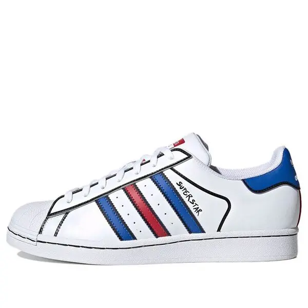 Adidas Superstar Graphic Print Sneakers - White