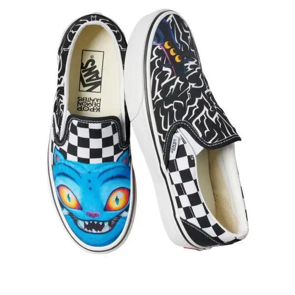 VANS X Kpop Demon Hunters Classic Slip-on Sneakers - Black/multicolor