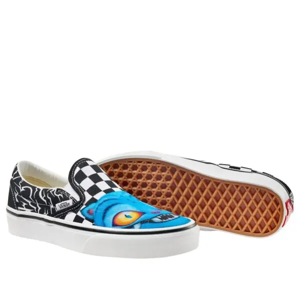 VANS X Kpop Demon Hunters Classic Slip-on Sneakers - Black/multicolor