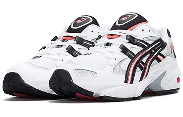 Asics Gel-kayano 5 Og "white Black" Low Top Sneakers - White/black