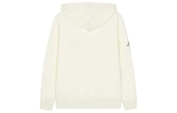 NEW BALANCE Logo Print Hoodie - White/black