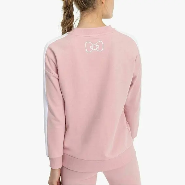 PUMA X Hello Kitty Round Neck Knitting Hoodie - Pinkred