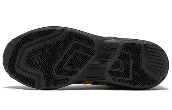Adidas Pro Model 2g High Top Sneakers - Black/gold