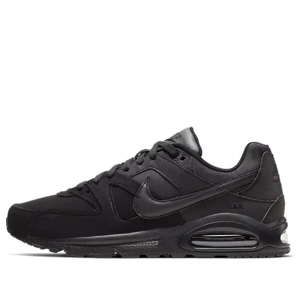 Nike Max Command Leather Sneakers - Black