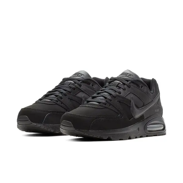 Nike Max Command Leather Sneakers - Black