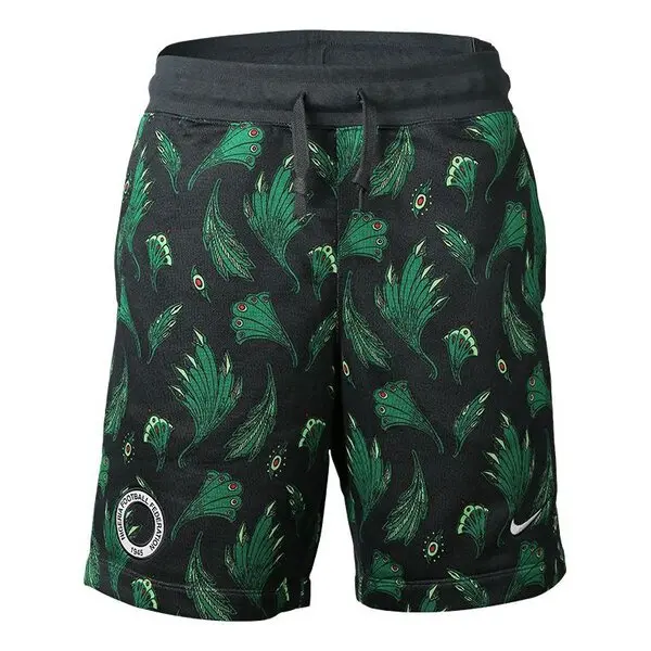 Nike Alumni Nigeria Printing Casual Shorts - Green