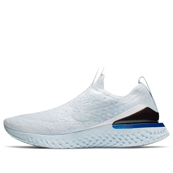 Nike Epic Phantom React Flyknit - White/blue