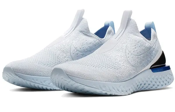 Nike Epic Phantom React Flyknit - White/blue