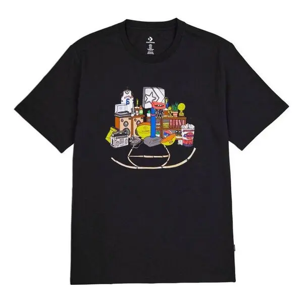 CONVERSE Throwback T-shirt Asia Sizing - Black