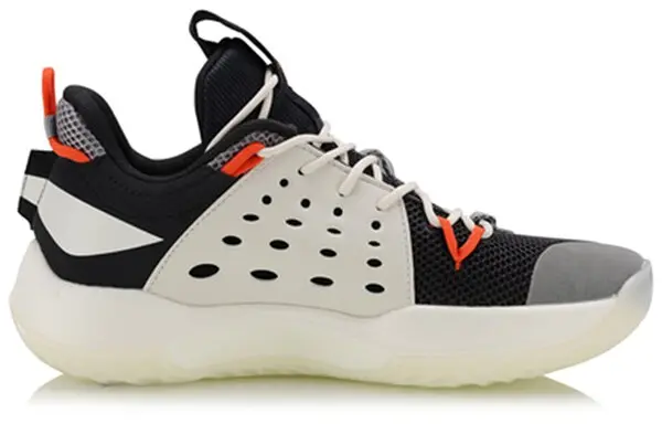 LI-NING Sonic Low X Cba Athletic Sneakers - White/gray/black
