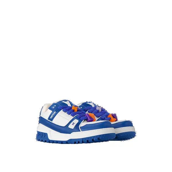 LOUIS VUITTON Trainer Maxi Sneakers - White/blue/orange