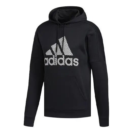 Adidas Training Sports Pullover Hoodie - Black