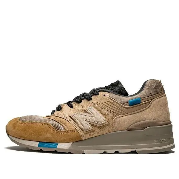 NEW BALANCE X Kith X Nonnative 997 "dune" Sneakers - Brown/yellow/black