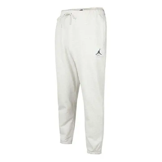 JORDAN Flying Logo Bundle Feet Loose Sports Pants/trousers/joggers Autumn Gray - Default Color